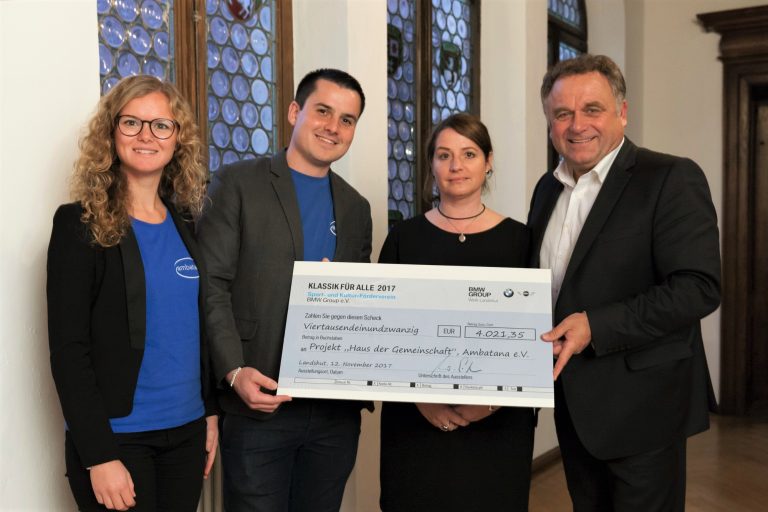 BMW Landshut spendet über 7000 Euro - Ambatana